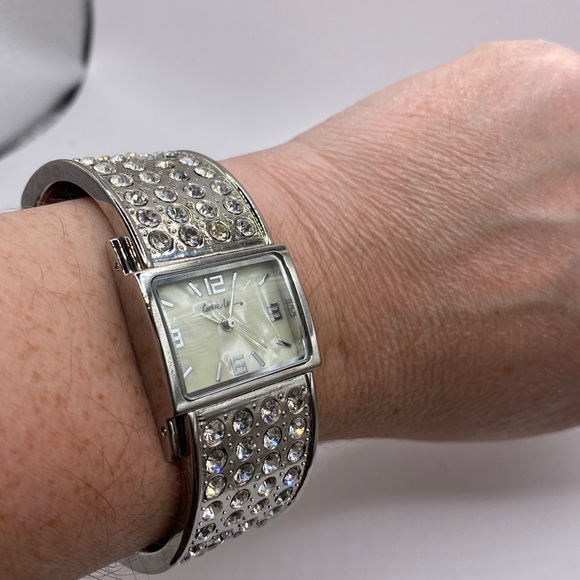 Cookie Lee | Accessories | Working Cookie Lee Jeweled Cuff Bracelet ...